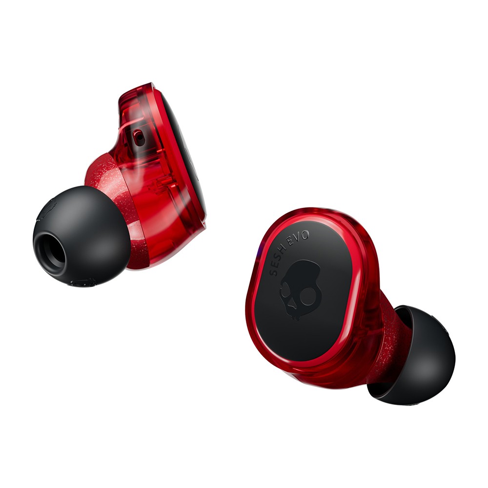 หูฟังไร้สาย Skullcandy Headphone with Mic. Wireless TWS Sesh EVO Black Red