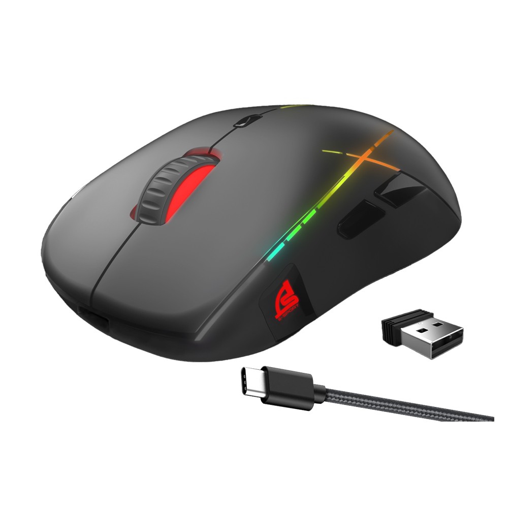 เมาส์เกมมิ่งเกียร์ Signo Gaming Mouse Wireless Macro Warrox WG-901