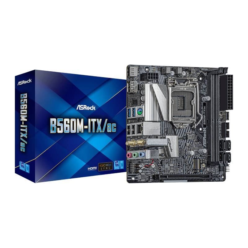เมนบอร์ด ASRock Mainboard B560M-ITX/ac LGA 1200