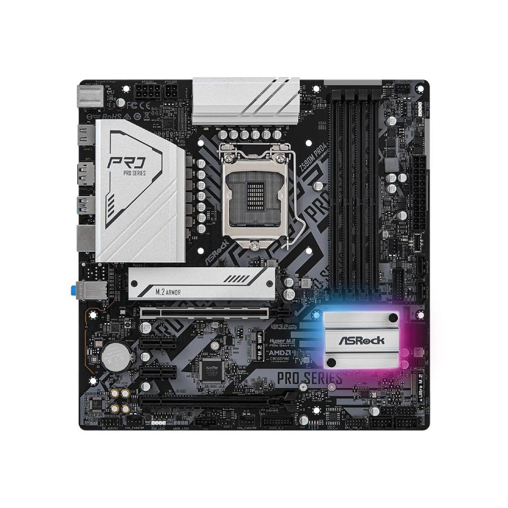 เมนบอร์ด ASRock Mainboard Z590M Pro4 LGA 1200