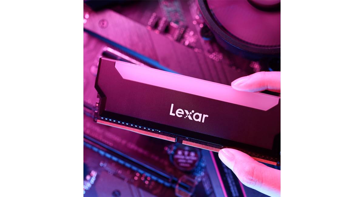 แรมพีซี LEXAR RAM PC DDR4 16GB/3600MHz. CL19 (2x8GB) Kit RGB Hades