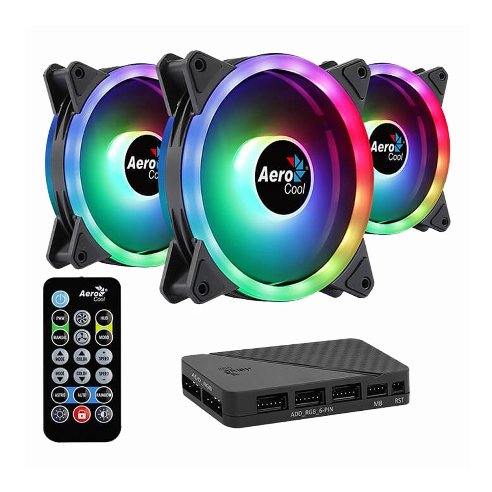 พัดลมเคสคอม AeroCool Duo12 Pro ARGB