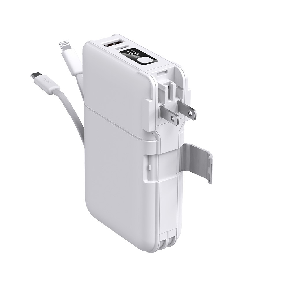 แบตสำรอง ALPHA Power Bank 20000 mAh With Built In Cable and Adapter 22 ...