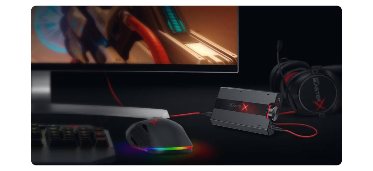 ซาวด์การ์ดภายนอก CREATIVE Sound Card External BlasterX 7.1 HD Audio ...
