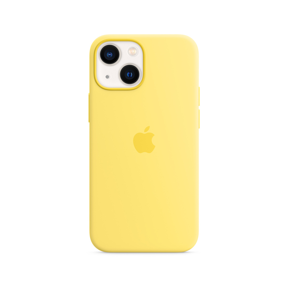 เคสไอโฟนของแท้ Apple iPhone 13 Silicone Case with MagSafe - Lemon Zest