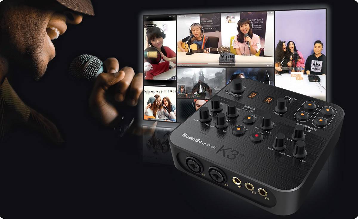 ซาวด์มิกเซอร์ CREATIVE Sound Blaster K3+
