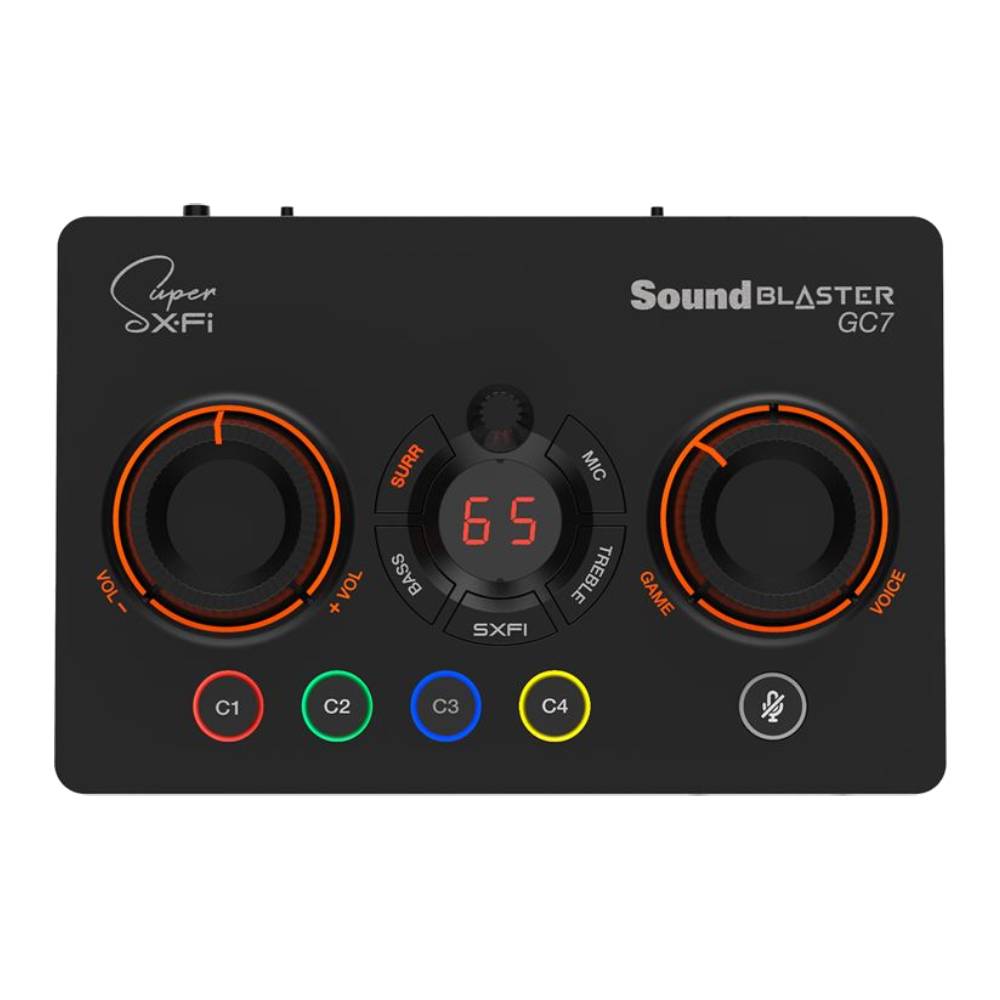 เครื่องเล่นสตรีมมิ่ง CREATIVE Sound Card External Blaster (FG,S81850) GC7