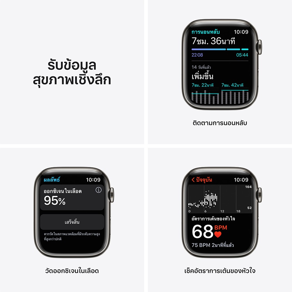 แอปเปิ้ลวอช 7 เปิดตัว Apple Watch Series 7 GPS + Cellular, 45mm ...