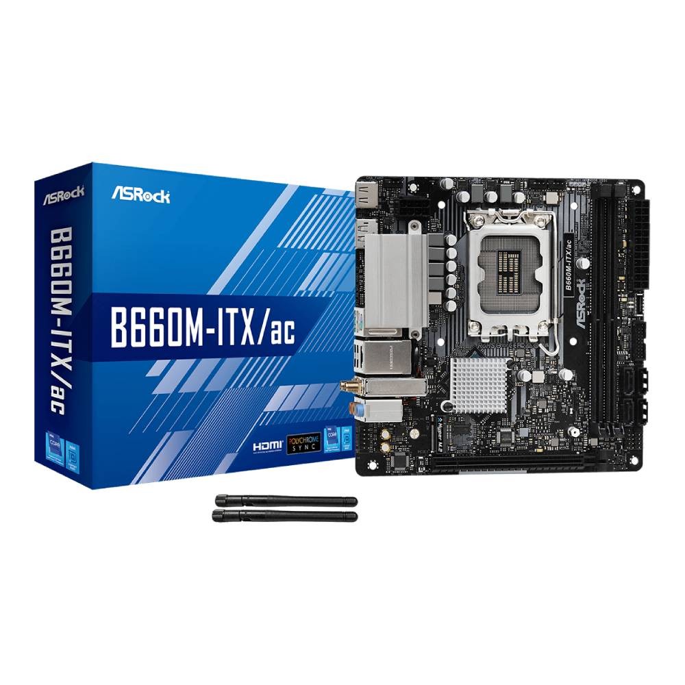 เมนบอร์ด ASRock Mainboard B660M-ITX/ac DDR4 LGA-1700
