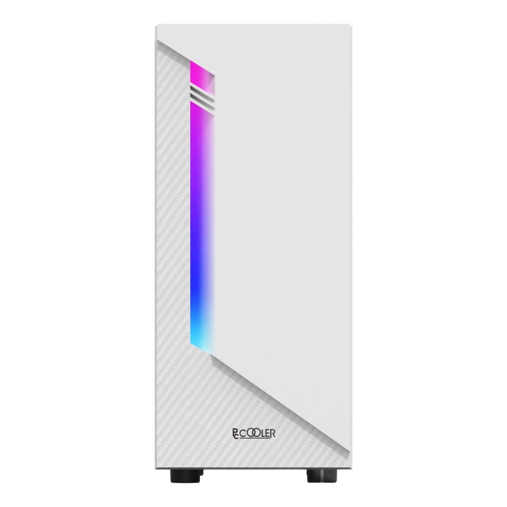 เคสคอมพิวเตอร์ PC Cooler Computer Case LA200 RGB - White