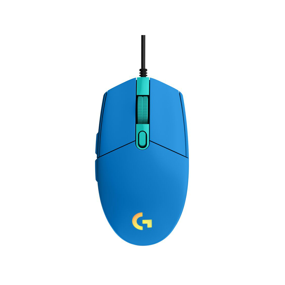 เมาส์เกมมิ่ง Logitech Gaming Mouse G203 Gen Lightsync Blue