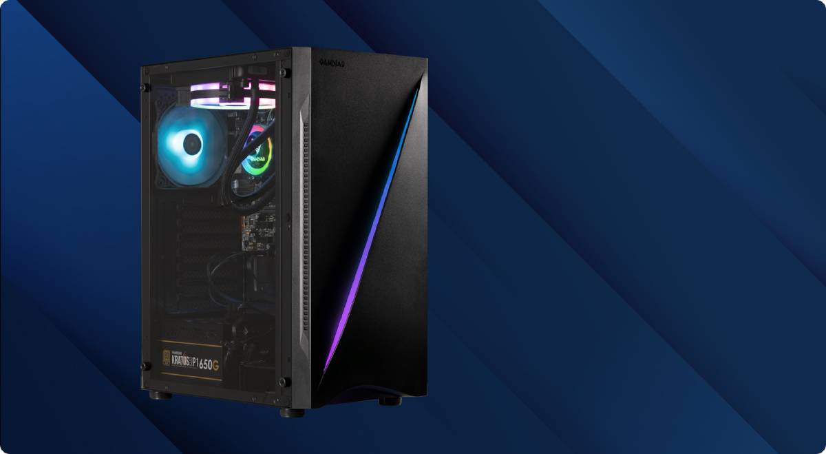 เคสคอมพิวเตอร์ Gamdias Computer Case ATX ARGUS E5