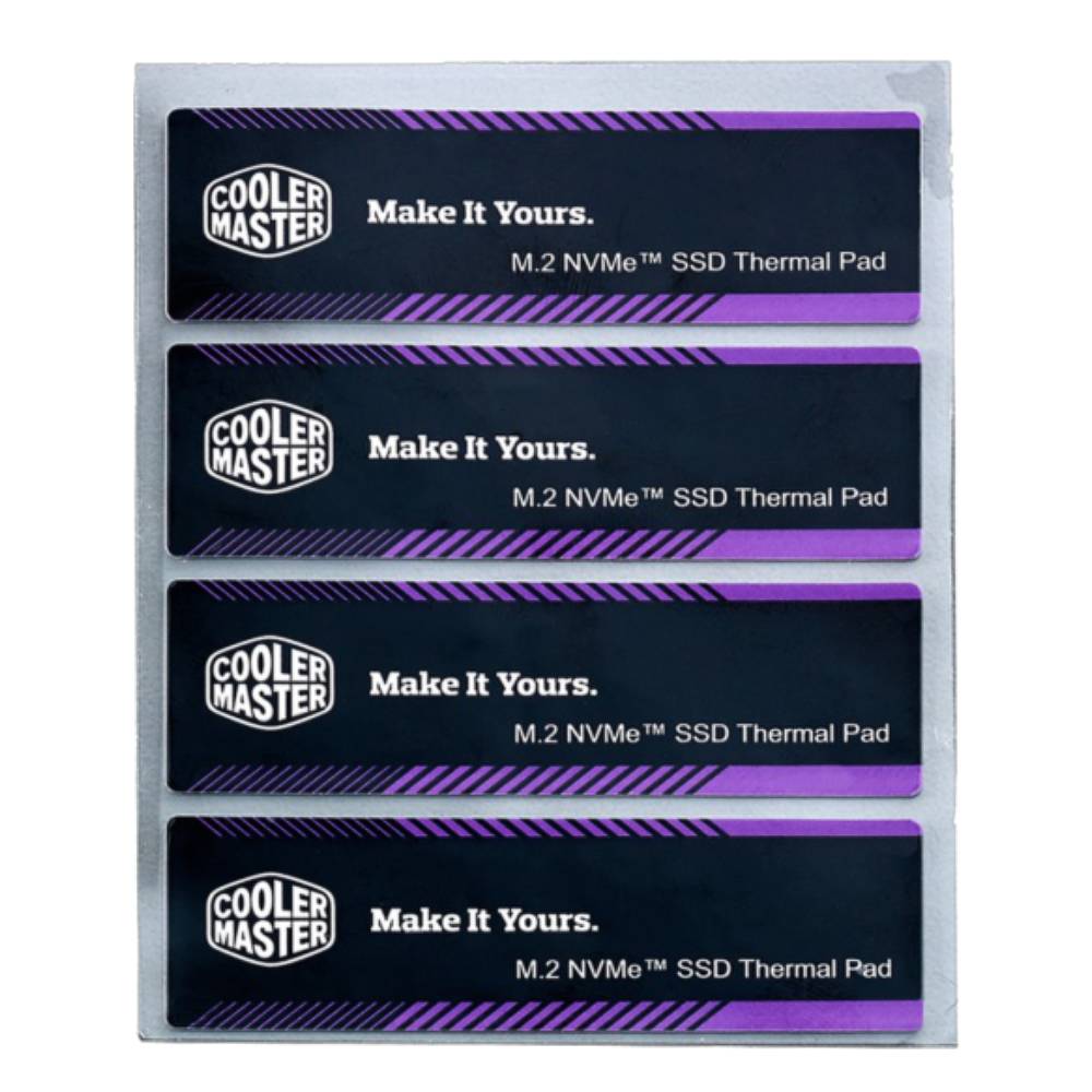 แผ่นนำความร้อนการ์ดเอสเอสดี Cooler Master Accessories Silicon Thermal ...