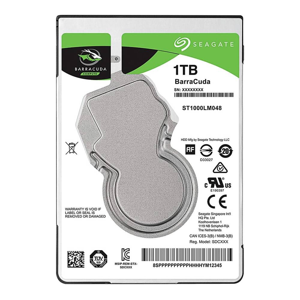 ฮาร์ดดิสก์ Seagate HDD Notebook 1TB 5400rpm 128MB - 3 Year