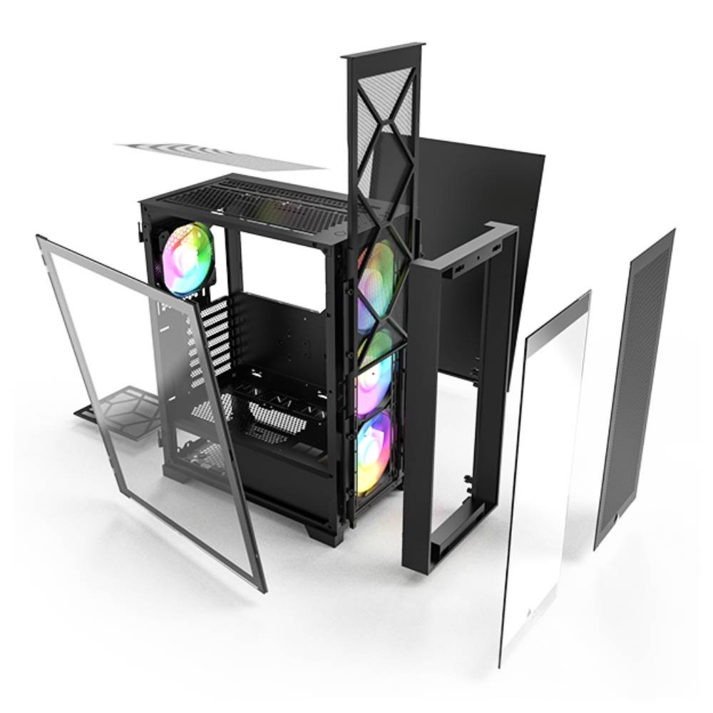 เคสคอมพิวเตอร์ Montech Computer Case AIR 1000 Premium Black