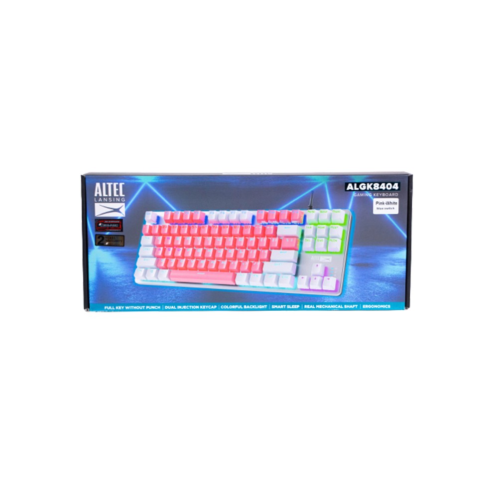 Altec Lansing Gaming Keyboard GK8404FQPW TKL Blue Switch