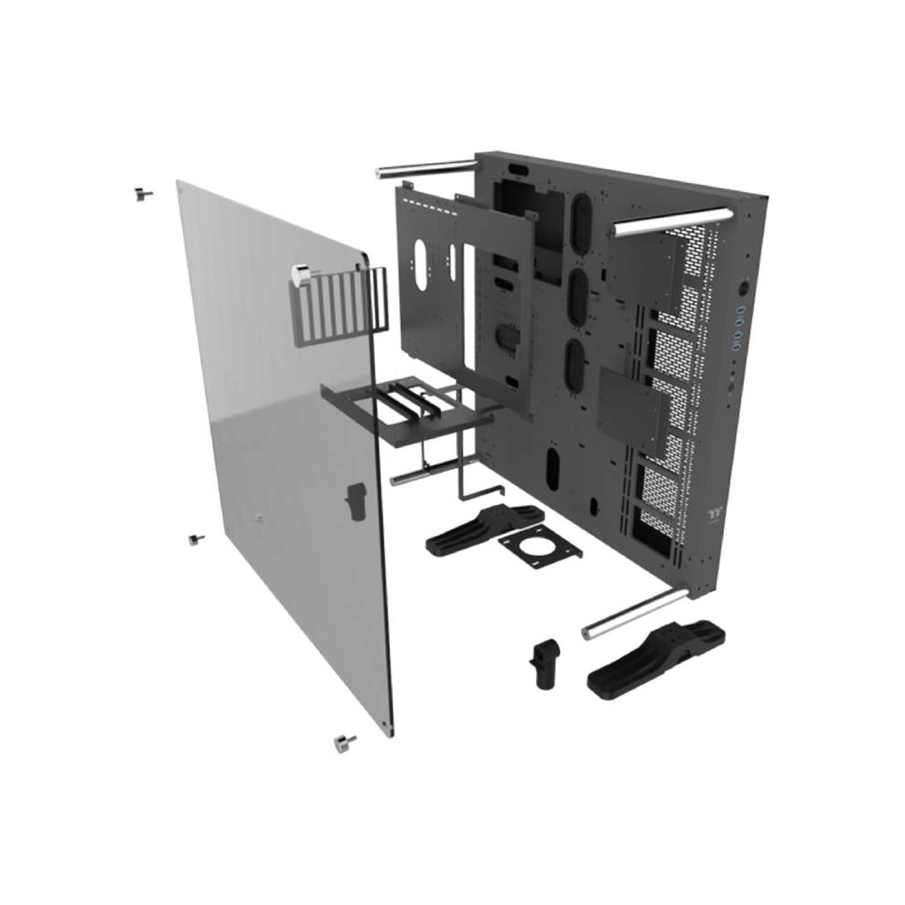 เคสคอมพิวเตอร์ Thermaltake Computer Case Core P5 TG V2 Black Edition