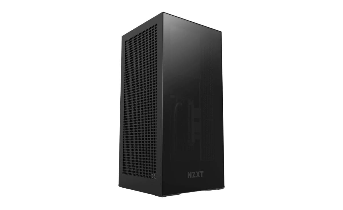 เคสคอมพิวเตอร์ NZXT Computer Case H1 V2 Matte Black/Black (CS-H11BB-US)