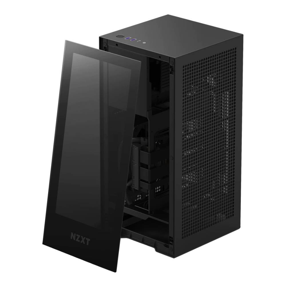 เคสคอมพิวเตอร์ NZXT Computer Case H1 V2 Matte Black/Black (CS-H11BB-US)