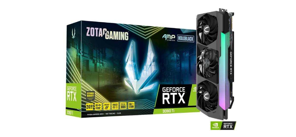 กราฟฟิคการ์ด ZOTAC GAMING VGA GeForce RTX 3090 Ti AMP Extreme Holo 24GB ...