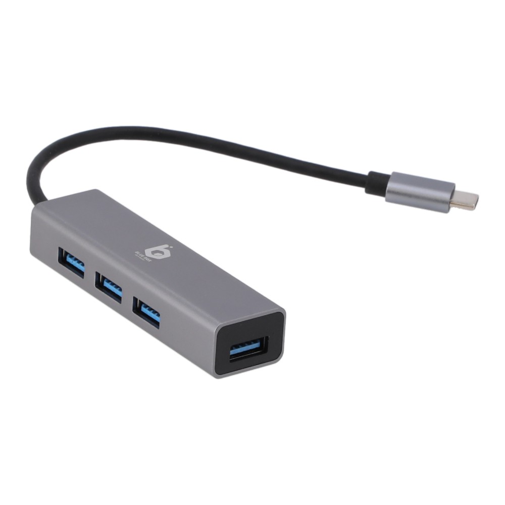 Blue Box Port Hub Type-C to USB-A 3.0 4 Ports - Silver Gray
