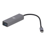Blue Box Port Hub Type-C to USB-A 3.0 4 Ports - Silver Gray