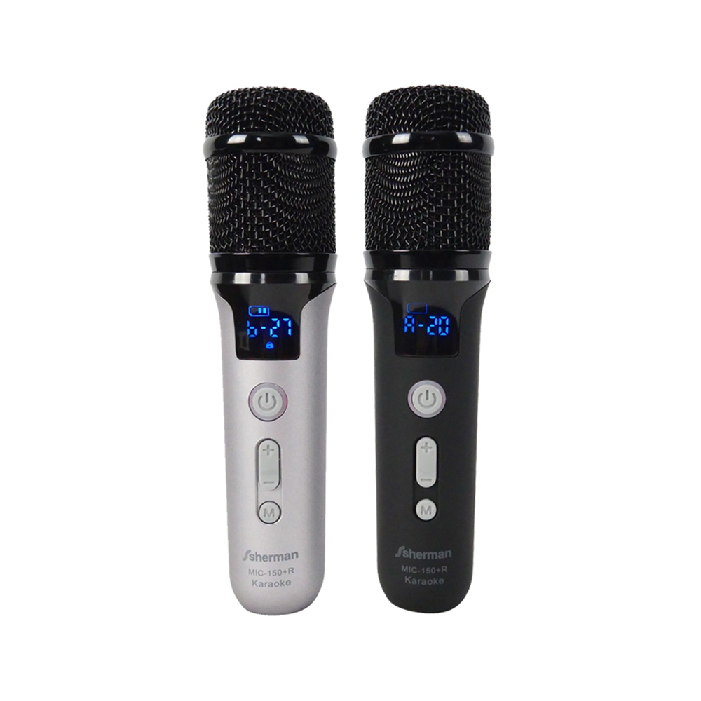 ไมโครโฟน Sherman MIC-150+R สี Black/Grey