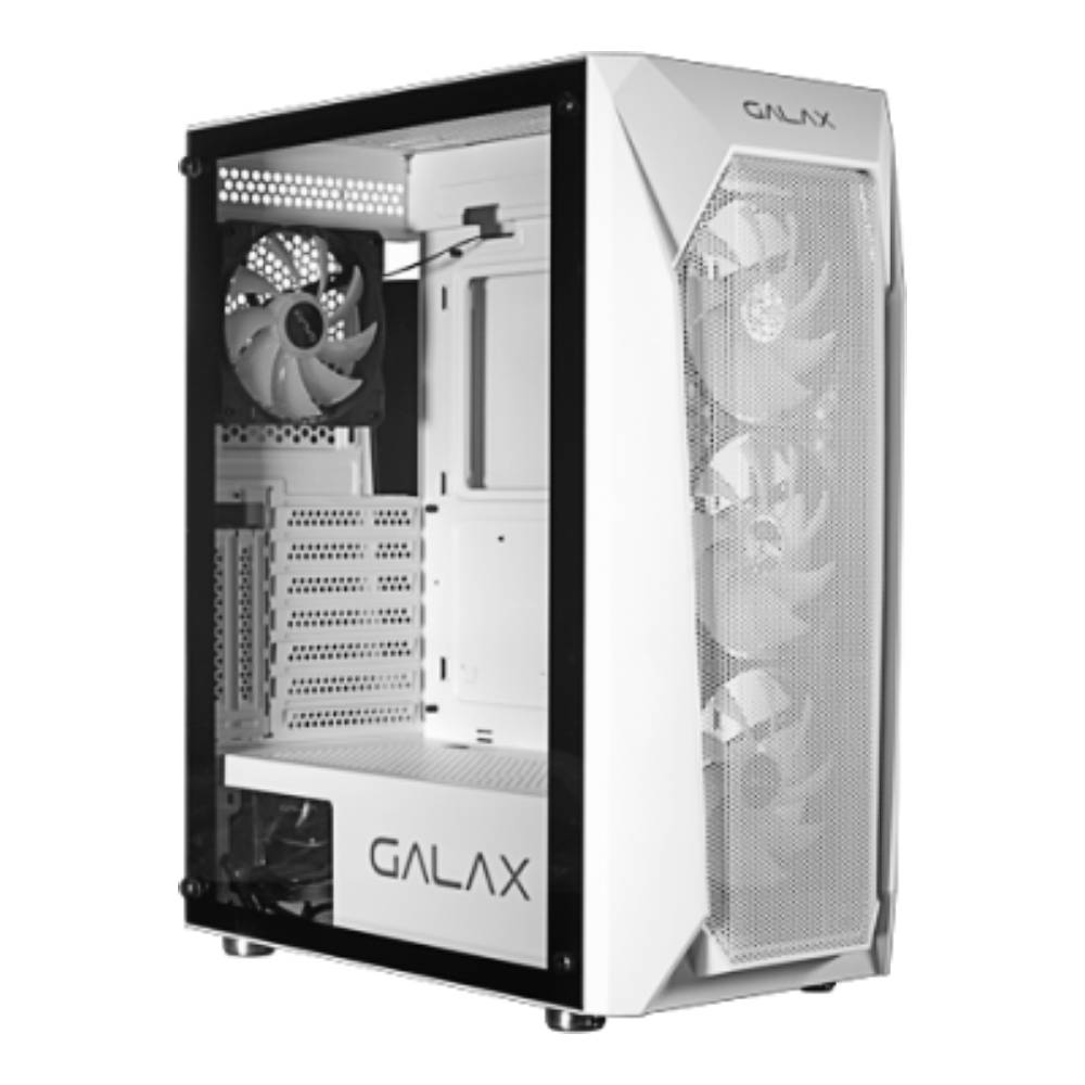 เคสคอมพิวเตอร์ GALAX Computer Case Revolution-05 White RGB Full - Tower