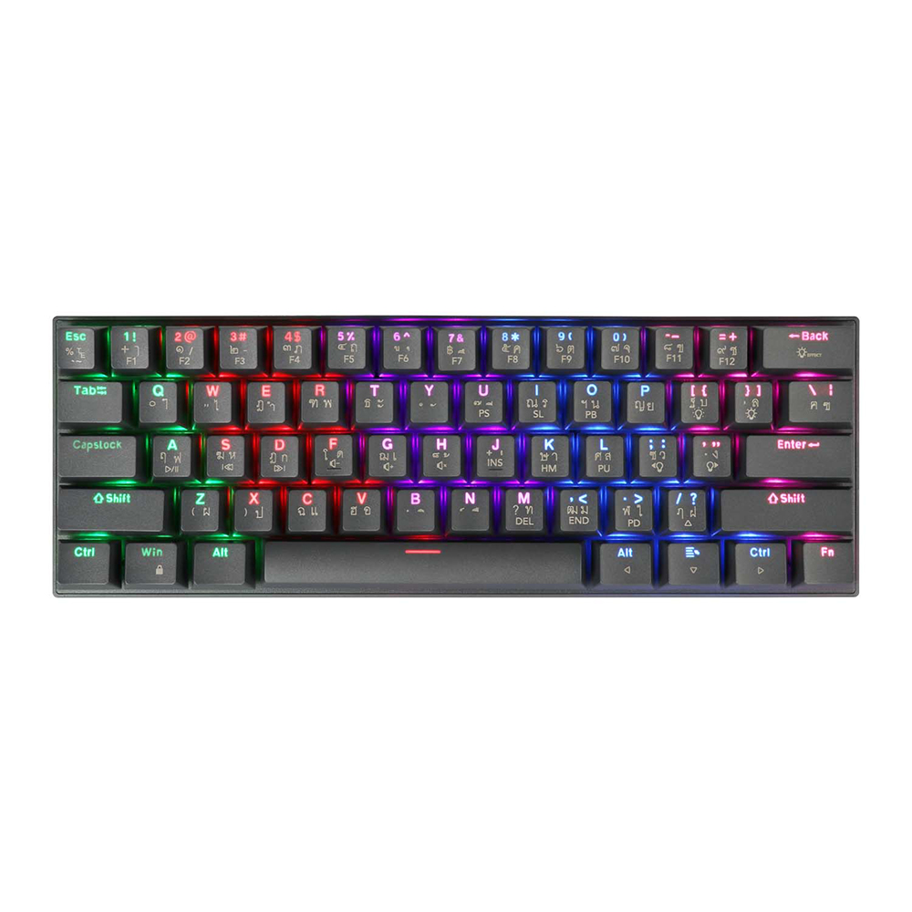 Tsunami Gaming Keyboard MK-61 Graphite Gray Blue Switch