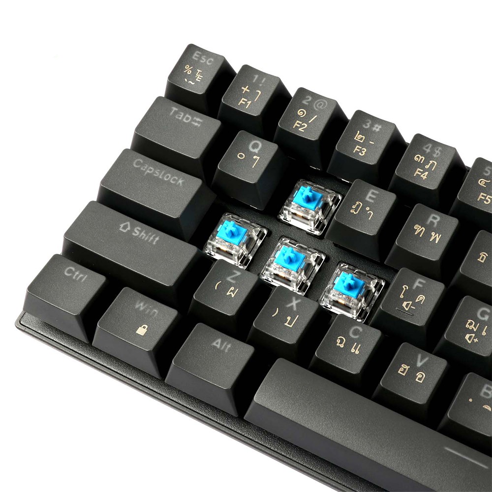 Tsunami Gaming Keyboard MK-61 Graphite Gray Blue Switch