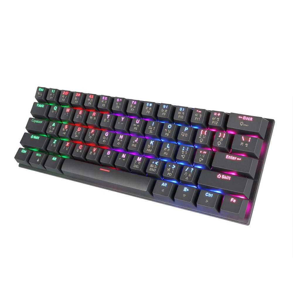 Tsunami Gaming Keyboard MK-61 Graphite Gray Blue Switch