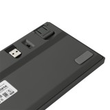 Tsunami Gaming Keyboard MK-61 Max Cement Gray Blue Switch