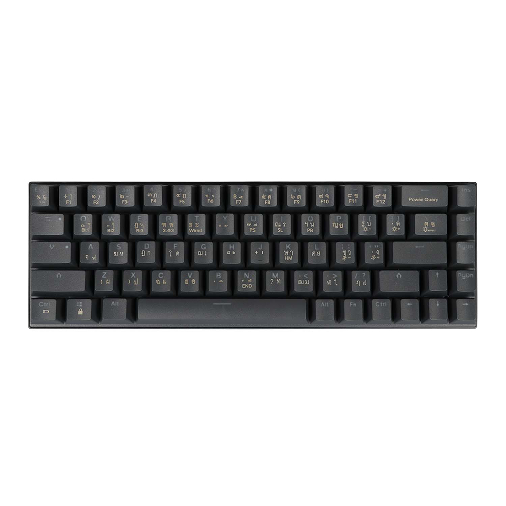 Tsunami Gaming Keyboard MK-68 Graphite Gray Blue Switch
