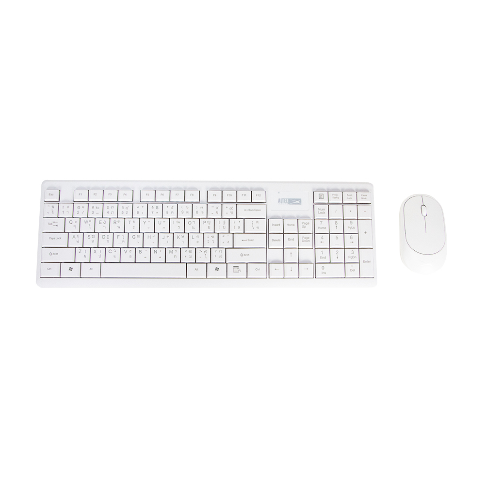 ALTEC Lansing Wireless Mouse + Keyboard ALBC6314 White