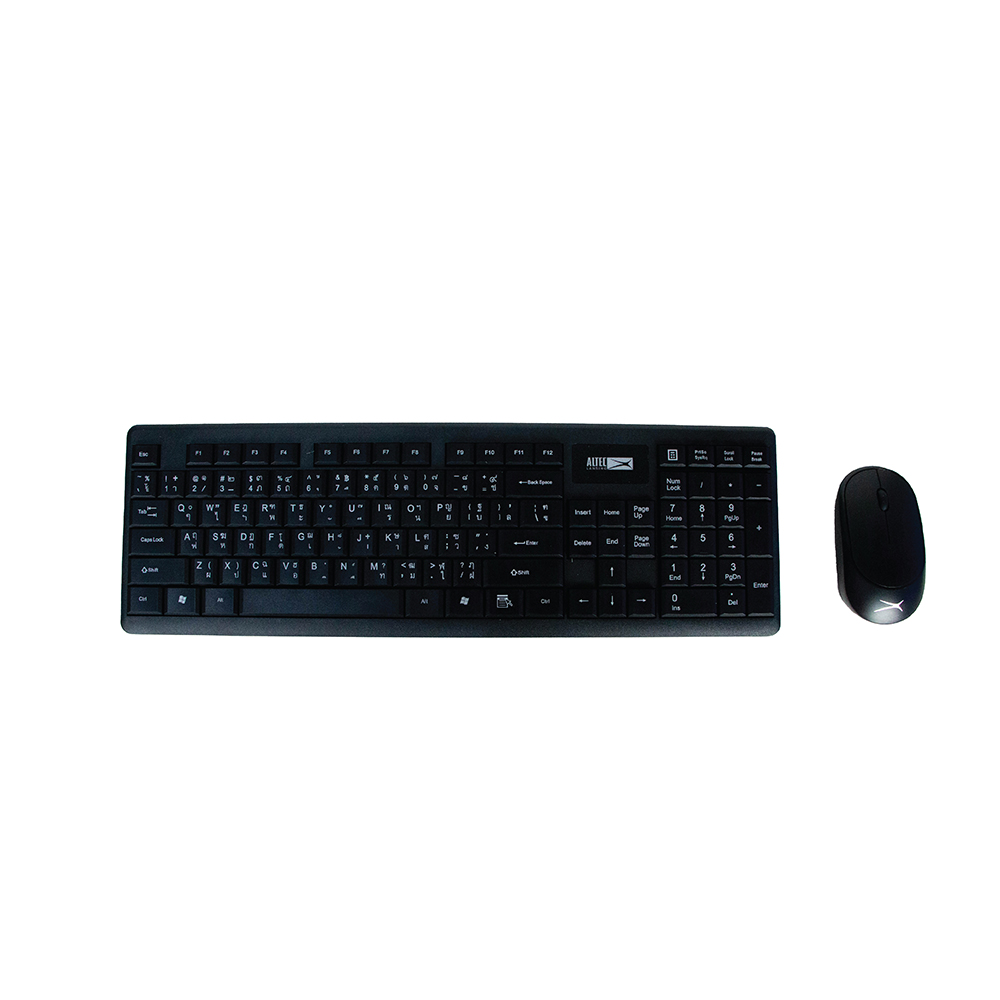 ALTEC Lansing Wireless Mouse + Keyboard ALBC6314 Black