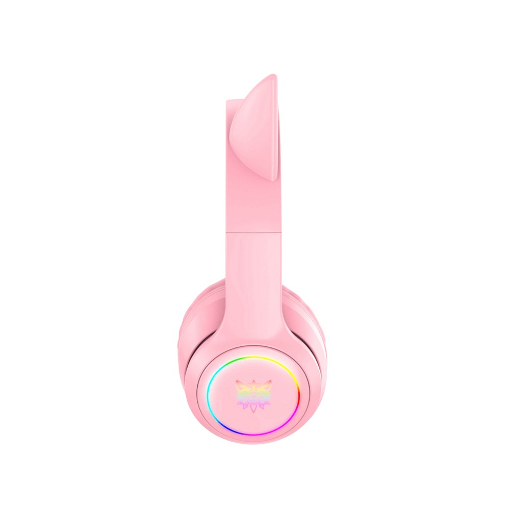 Onikuma Gaming Headset B90 RGB Cat Ear Bluetooth 5.0 Pink
