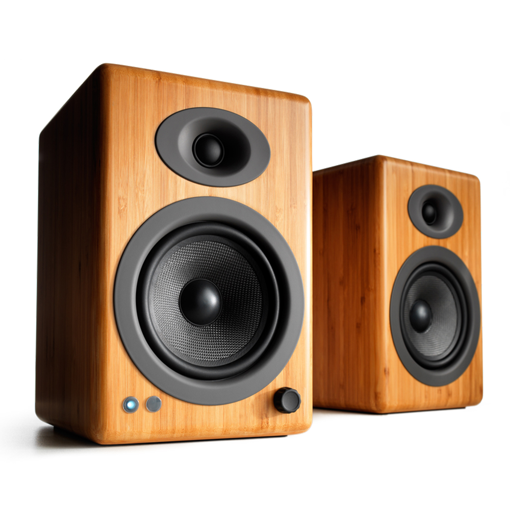 ลำโพงไร้สาย Audioengine A5+ Wireless Solid Bamboo