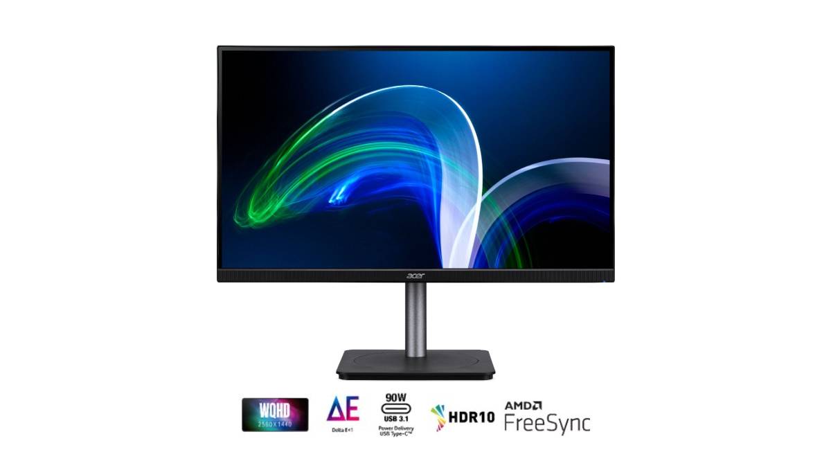 จอมอนิเตอร์ ACER MONITOR CB273Ubemipruzx (IPS 2K HDR 75Hz USB-C ...