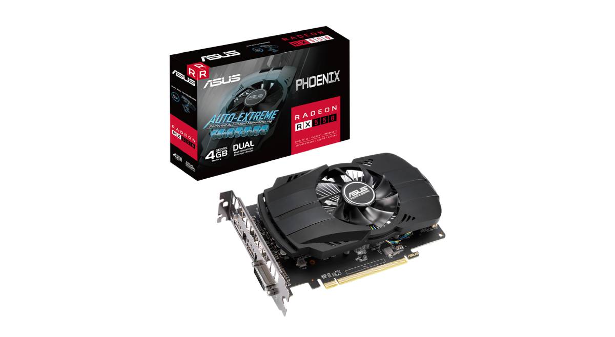 กราฟฟิคการ์ด ASUS VGA PH-RX550-4G-EVO 4GB GDDR5 128-bit