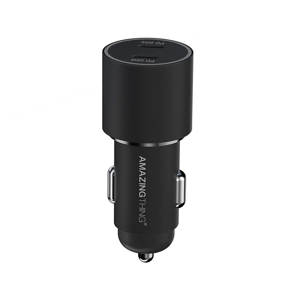 ที่ชาร์จในรถยนต์ AMAZINGthing Car Charger 1 USB-A (QC3.0A) / 1 USB-C ...