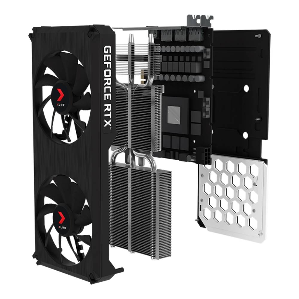 กราฟฟิคการ์ด PNY RTX 3060 XLR8 Gaming REVEL EPIC-X RGB LHR 12GB GDDR6 ...