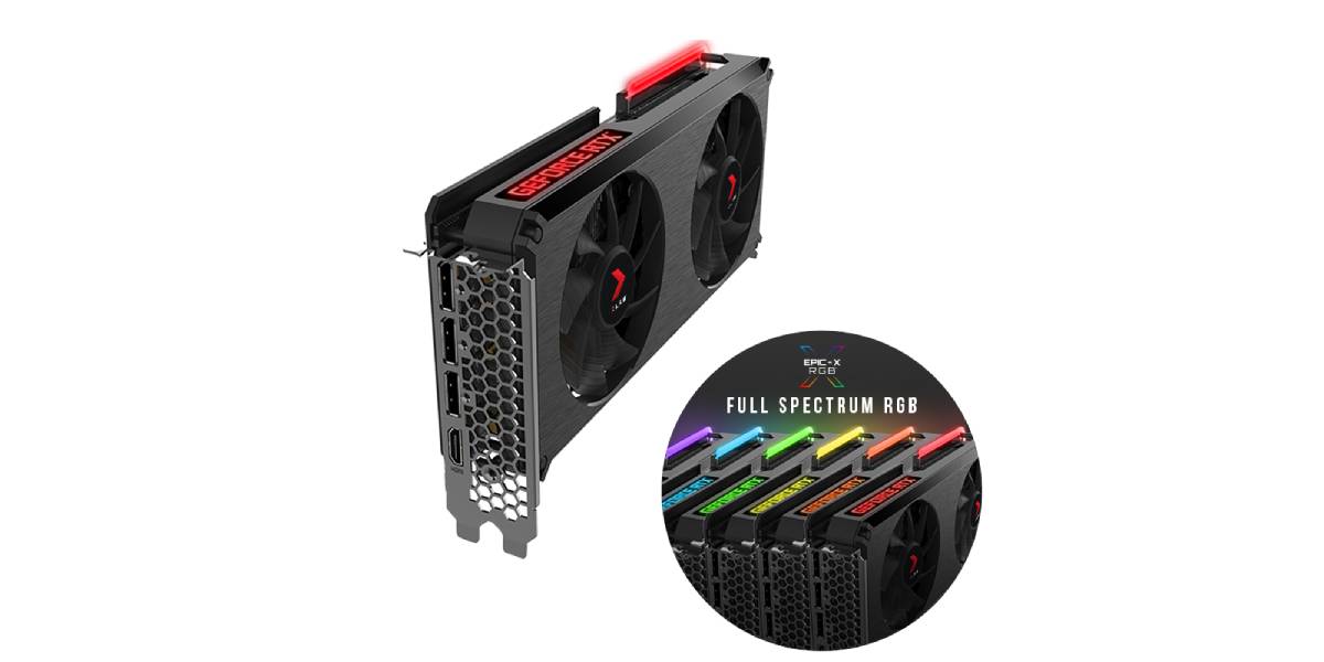 กราฟฟิคการ์ด PNY RTX 3060 XLR8 Gaming REVEL EPIC-X RGB LHR 12GB GDDR6 ...
