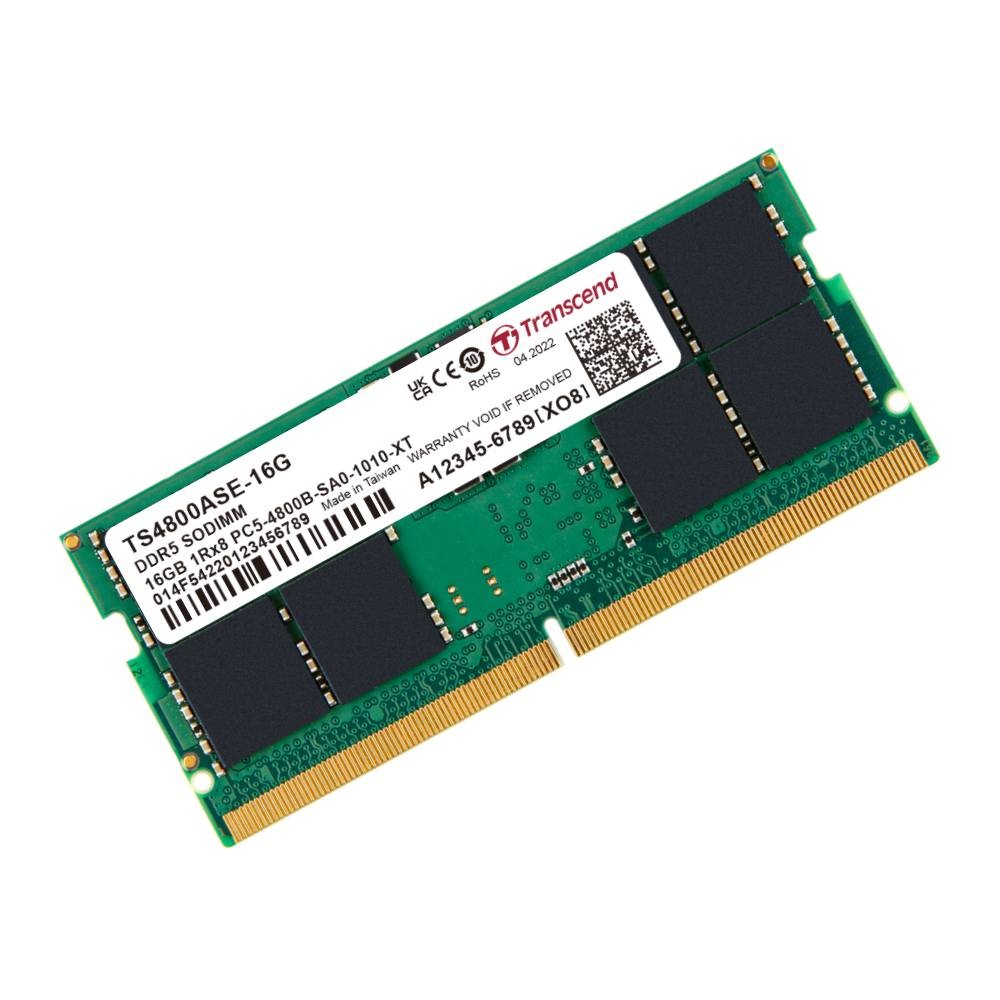 แรมโน้ตบุ๊ค Transcend Ram Notebook DDR5 16GB/4800MHz.CL40 (TS4800ASE-16G)