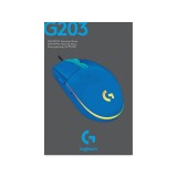 Logitech Gaming Mouse G203 Lightsync Blue