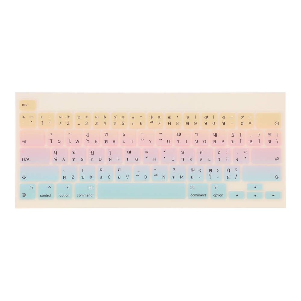แผ่นซิลิโคนปกป้องคีย์บอร์ด TECHPRO Keyboard Protector for MacBook Pro ...