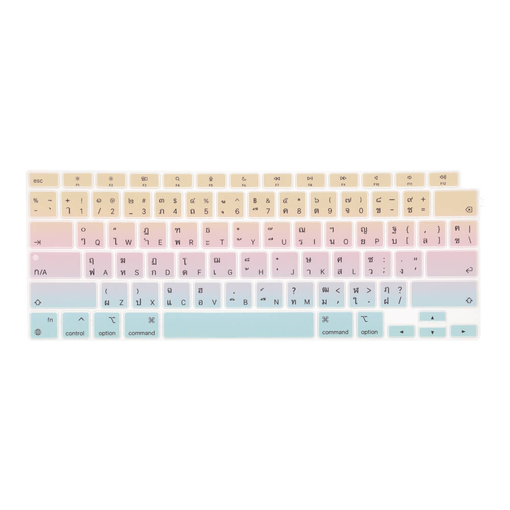 แผ่นซิลิโคนปกป้องคีย์บอร์ด TECHPRO Keyboard Protector for MacBook Air ...