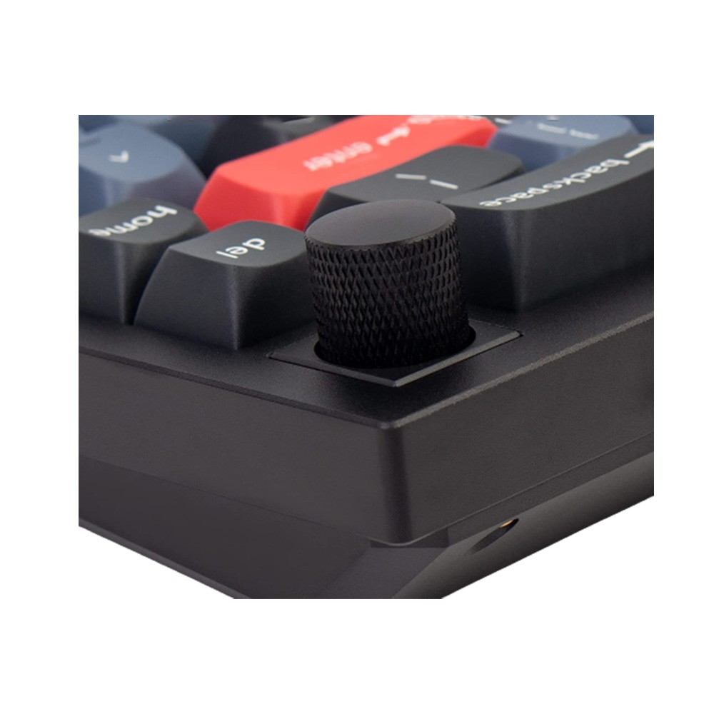 Keychron Gaming Keyboard Q2 Hot swap RGB Backlight Knob - Black frame-A ...