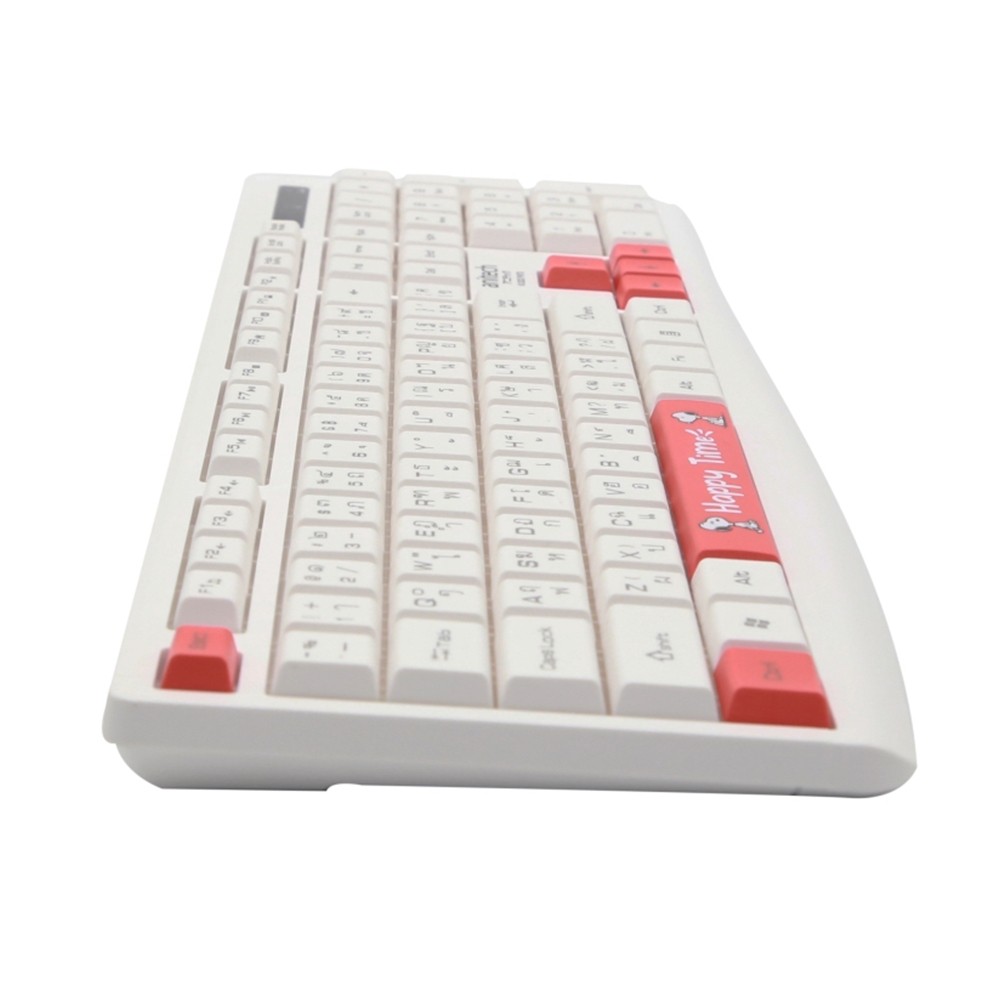 Anitech Wireless Mouse + Keyboard Snoopy (SNP-PA807) White