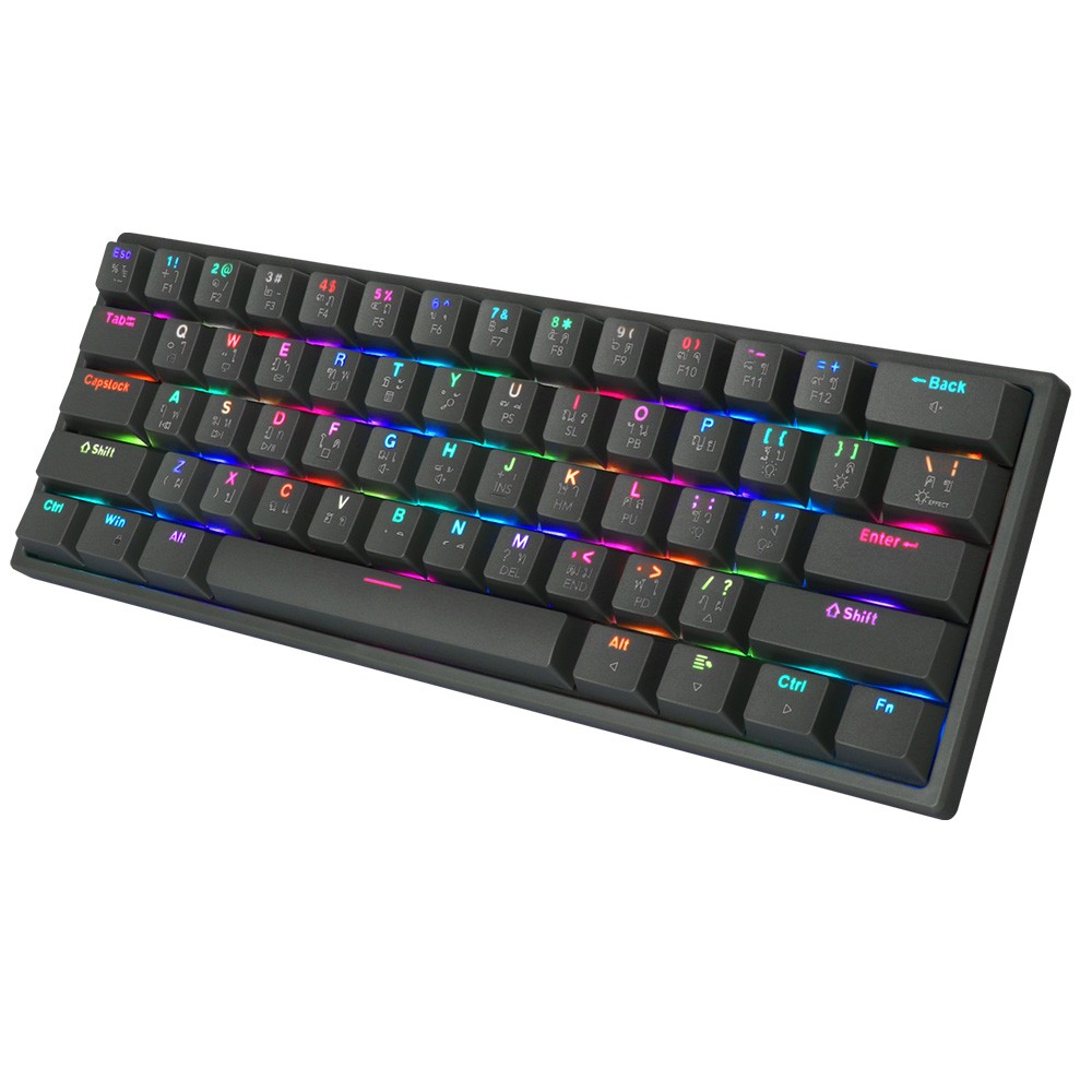 Tsunami Gaming Keyboard MK-61 Pro Graphite Gray Blue Switch