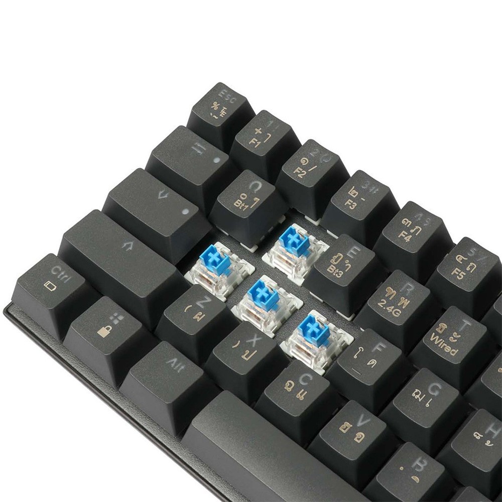 Tsunami Gaming Keyboard MK-61 Pro Graphite Gray Blue Switch